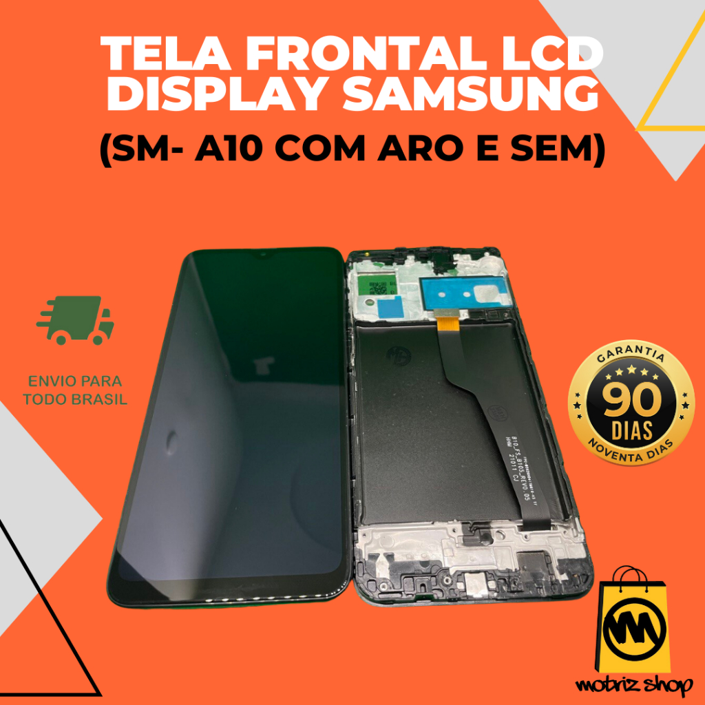 Tela Frontal Lcd Display Compatível com Samsung modelo A10 Premium (com aro e sem) | Shopee Brasil