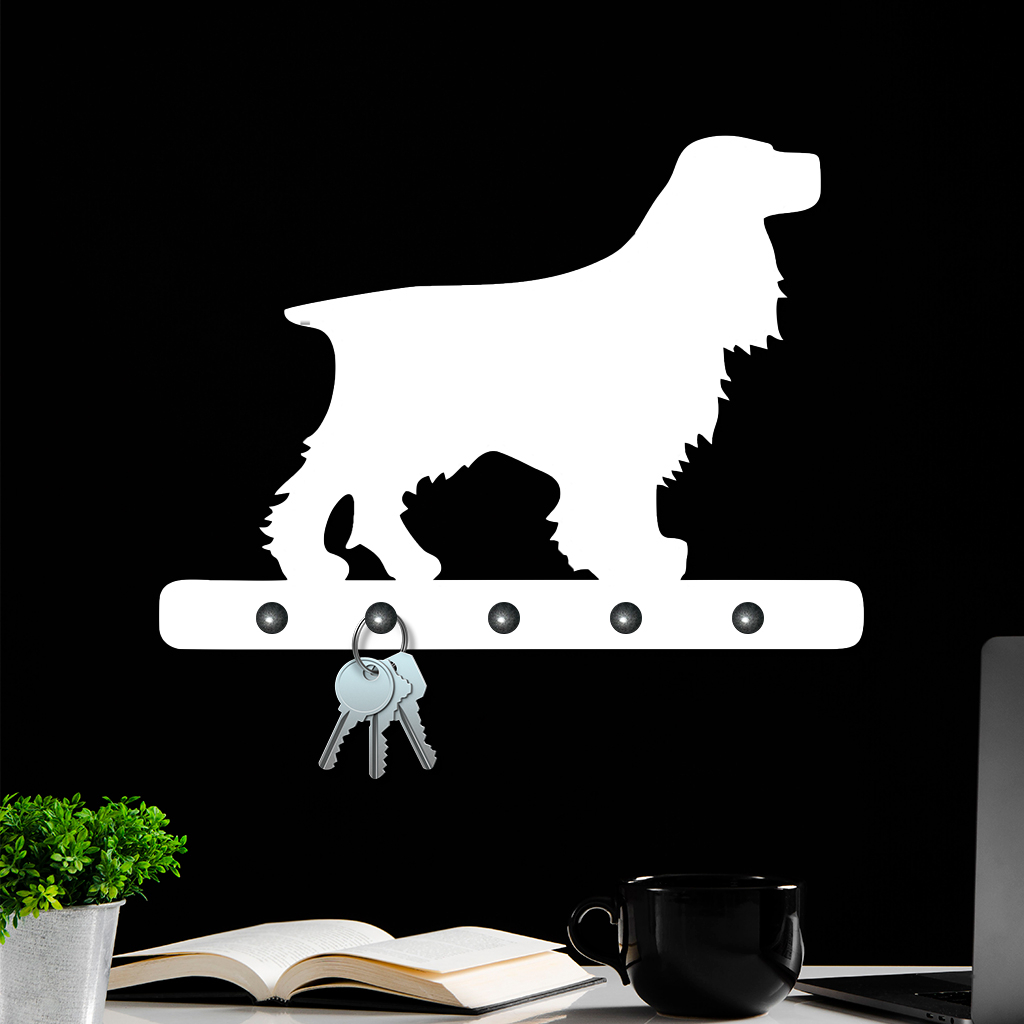 Porta Chaves de Parede Cocker Spaniel Decorativo em MDF | Shopee Brasil