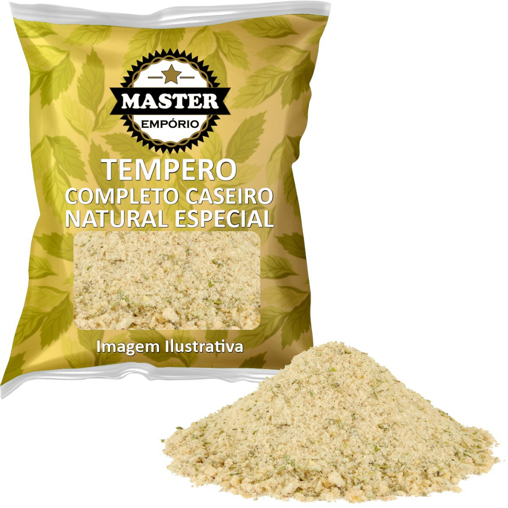 Tempero Completo Caseiro Natural Especial 1Kg | Shopee Brasil