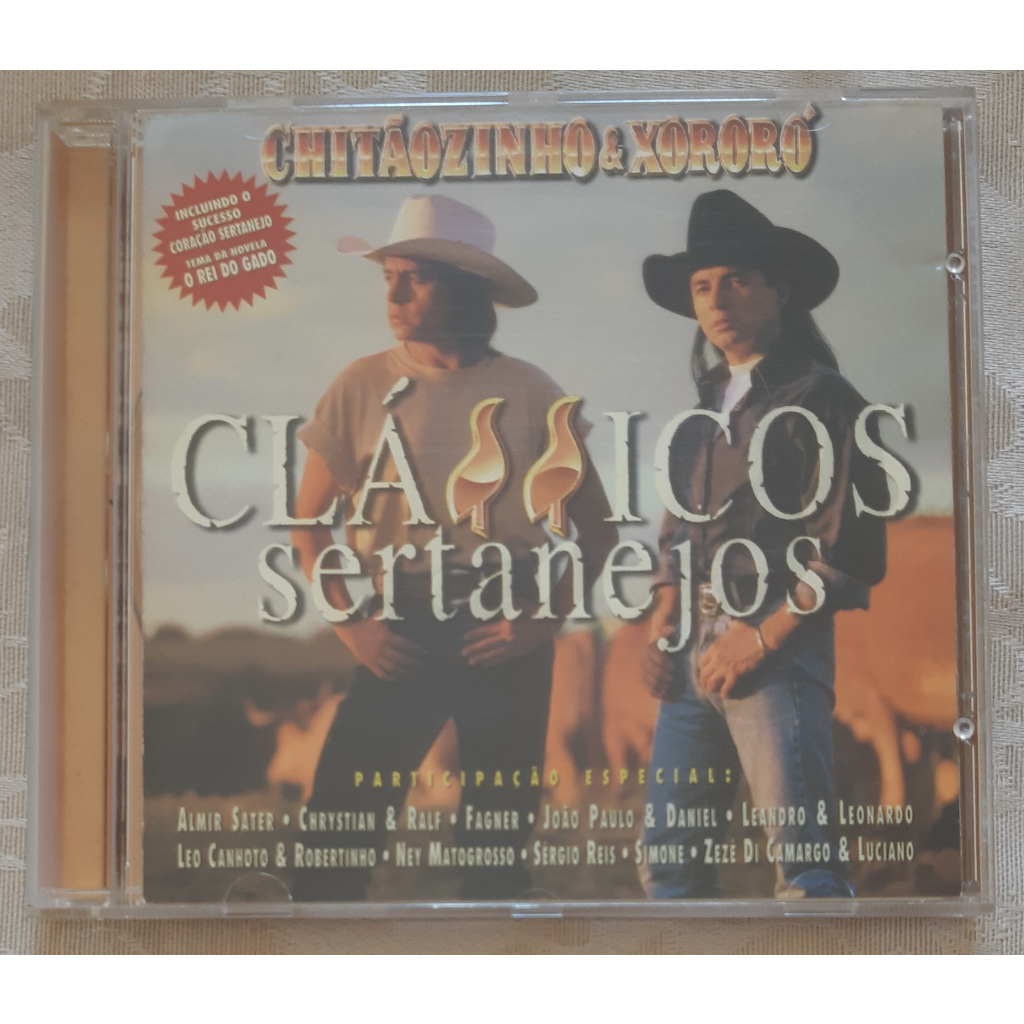 Cd Chitãozinho E Xororó - Clássicos Sertanejos - Sertanejo | Shopee Brasil
