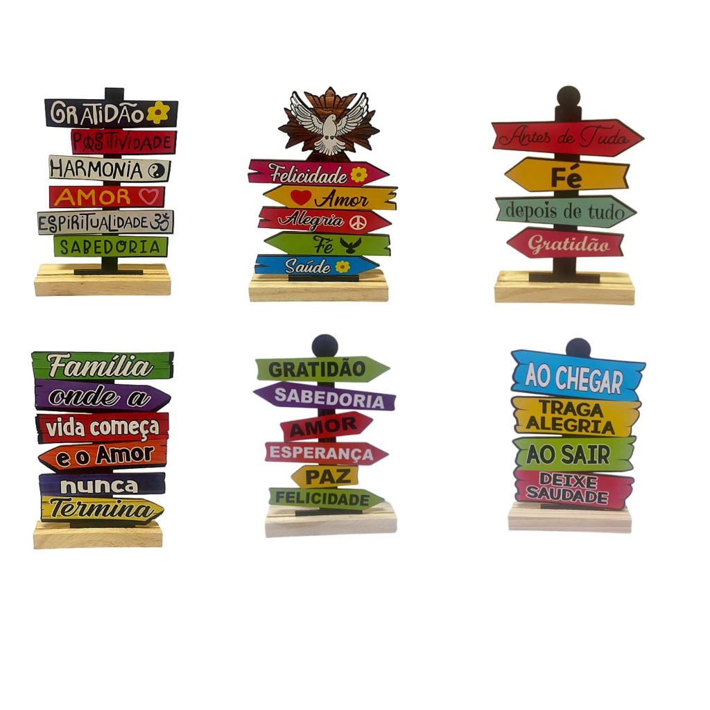 Placa Dizeres MDF Decoração | Shopee Brasil