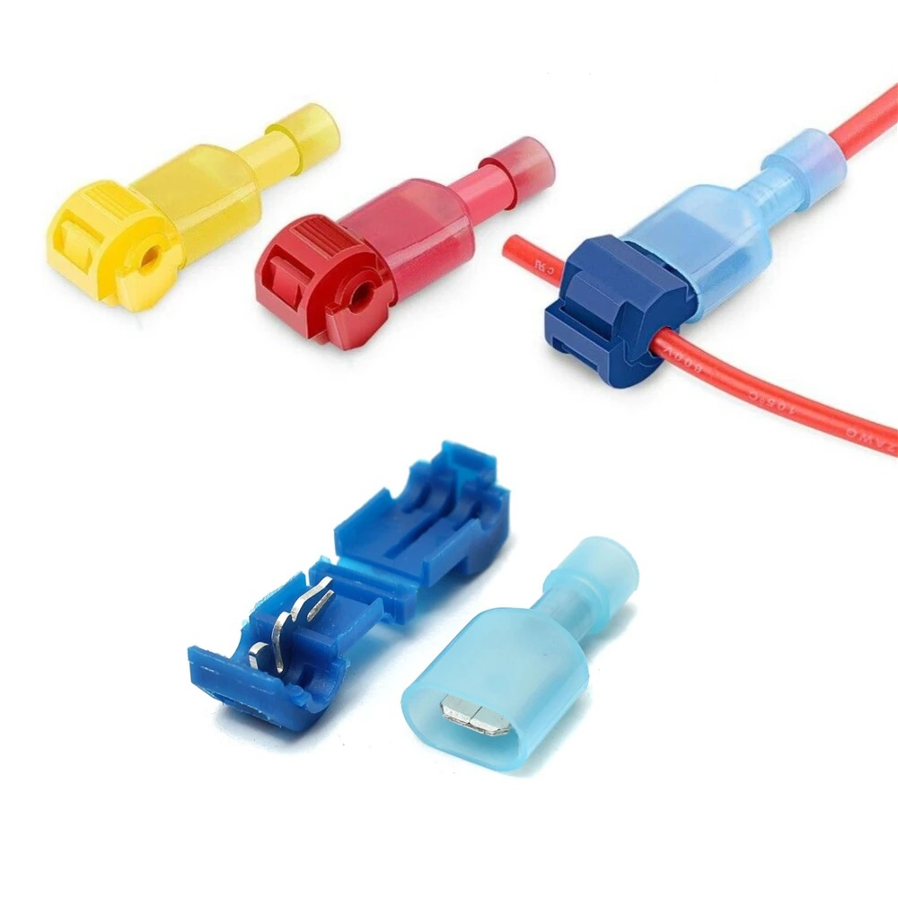 Kit 25 Terminais Conector Derivação Emenda Rápida Fios Cabos | Shopee ...