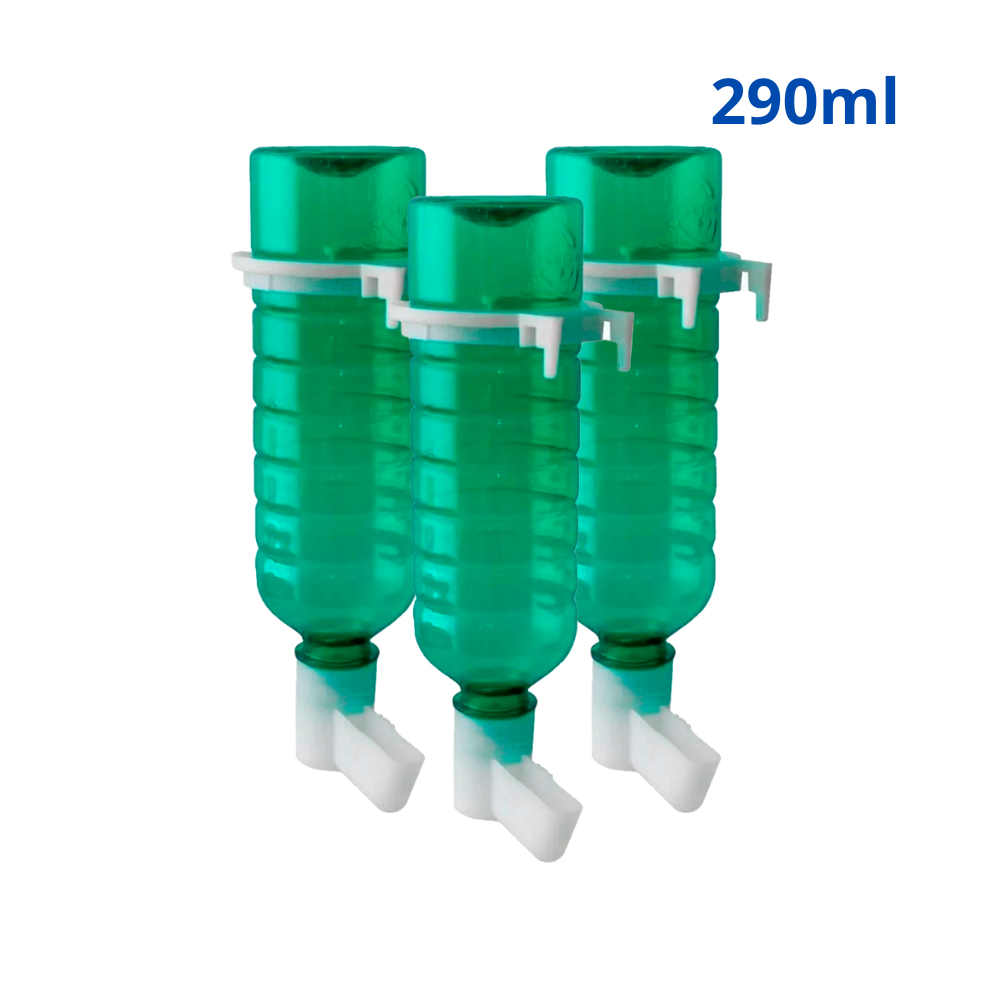 3 Bebedouro E Comedouro Pássaro Bico Fino 290ML | Shopee Brasil