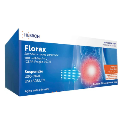 Florax Adulto (Sacharomyces cerevisiae) 5 flaconetes de 5 ML | Shopee ...