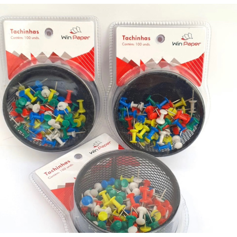 Tachinhas coloridas 100 unidades | Shopee Brasil