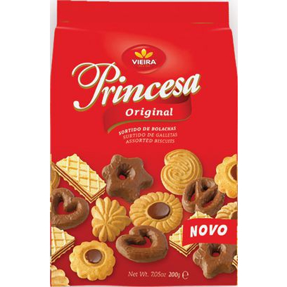 Biscoitos Sortidos Princesa Vieira 200g | Shopee Brasil