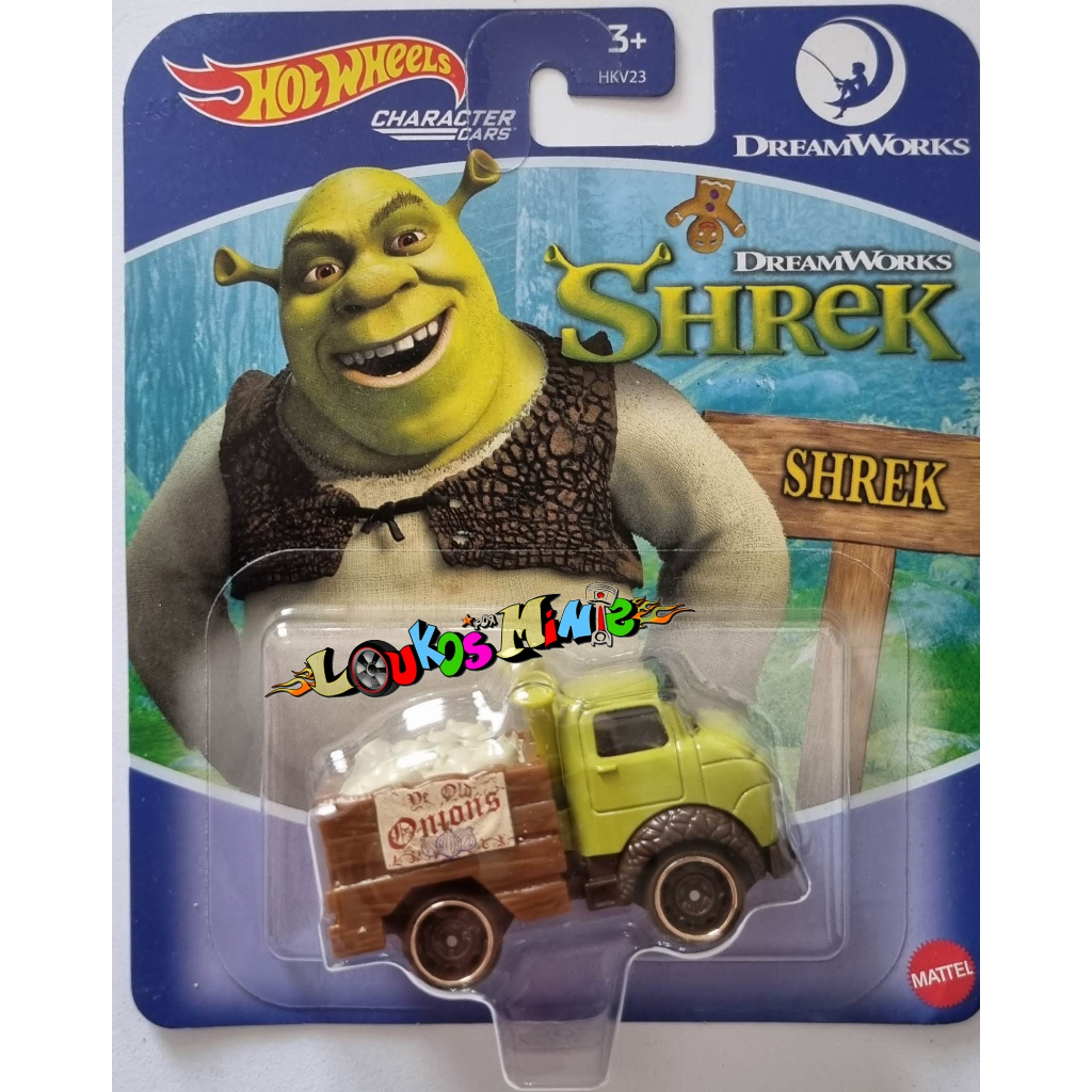Hot Wheels Shrek Character Cars DreamWorks Lacrado | Shopee Brasil