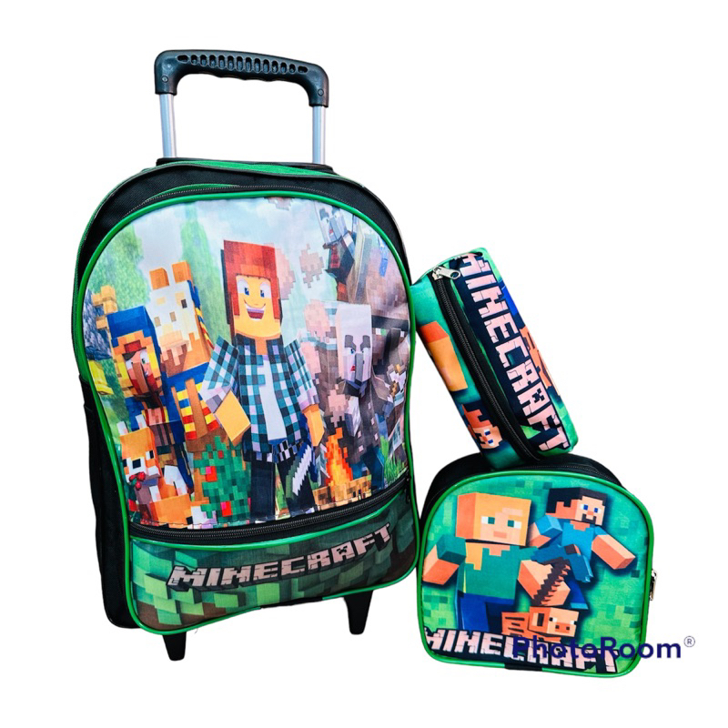kit escolar minecraft escolar de roda | Shopee Brasil