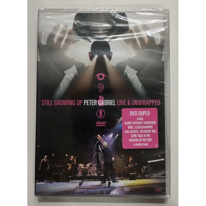 DVD DUPLO - PETER GABRIEL - ( STILL GROWING UP LIVE & UNWRAPPED ...