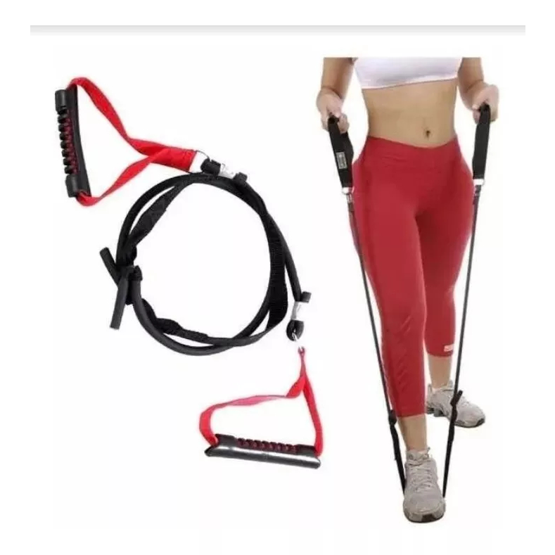 Extensor Elástico Duplo Para Exercícios E Fisioterapia Staflex | Shopee ...