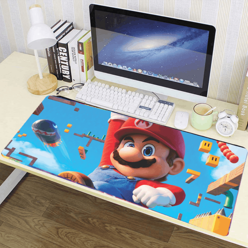 Mouse Pad Gamer Jogos 90x30 Mario Super Mario Word 328 | Shopee Brasil