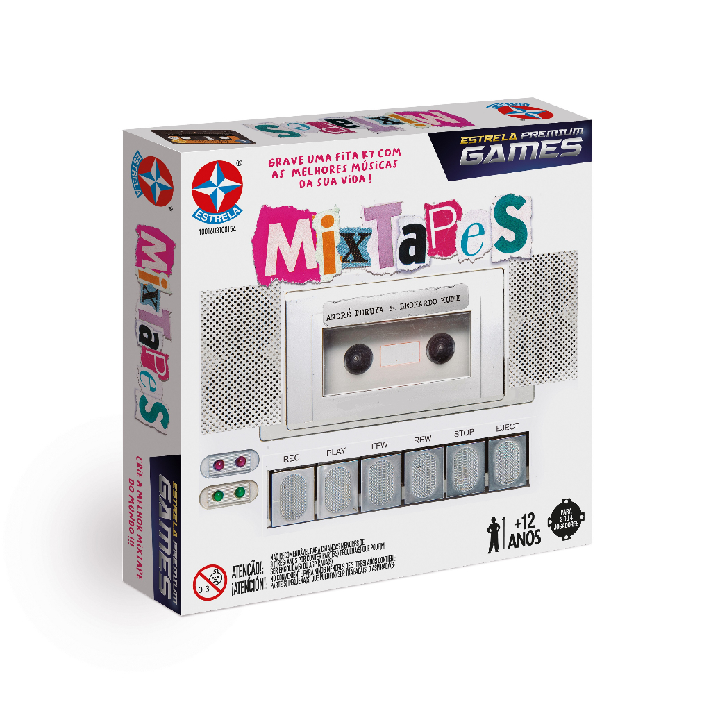 Jogo De Tabuleiro Mixtapes Estrela Premium Games Board Game | Shopee Brasil
