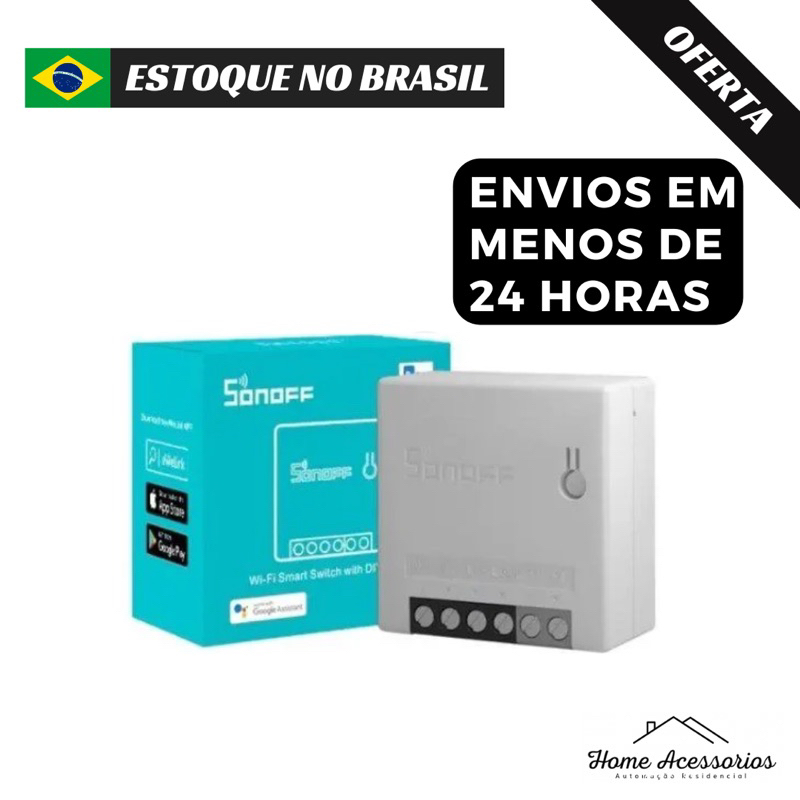 Sonoff Mini R2 - Automação Residencial | Shopee Brasil