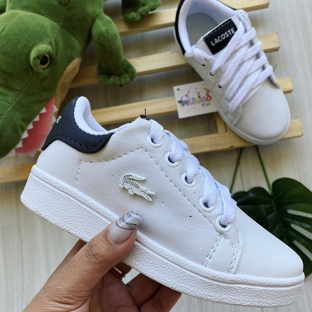 Tenis sapatenis lacoste infantil feminino e masculino macio casual a ...