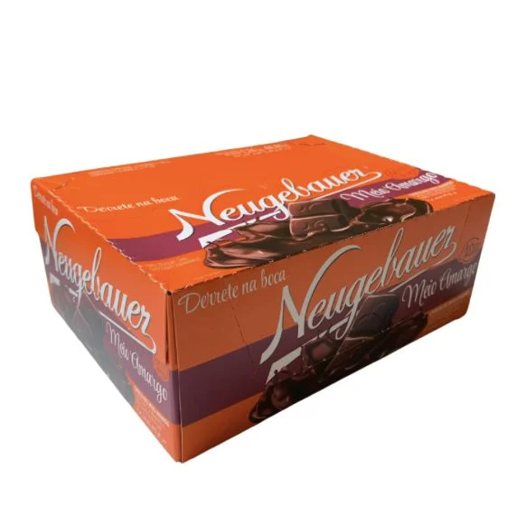 Caixa Barra Chocolate com 14 Unidades de 90gr cada - Neugebauer | Shopee Brasil