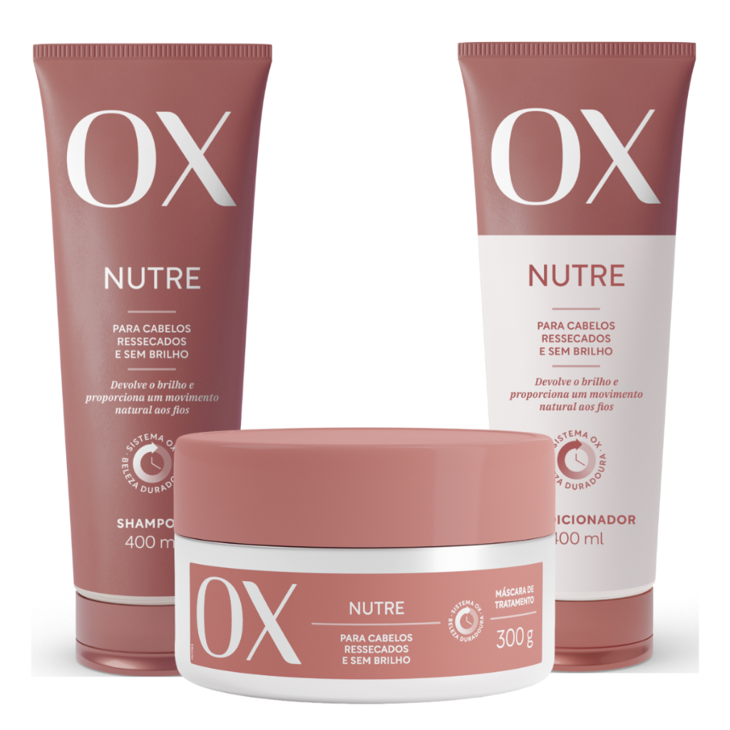 Kit Completo OX Nutre 400ml | Shopee Brasil