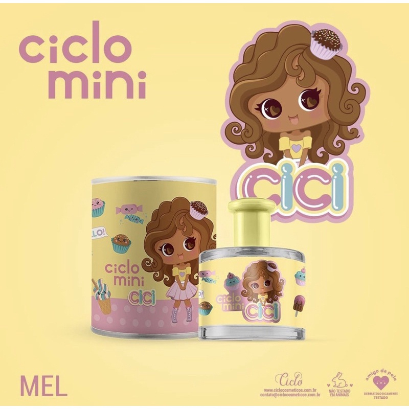 CICLO CICI MEL DEO COLÔNIA 100ML | Shopee Brasil