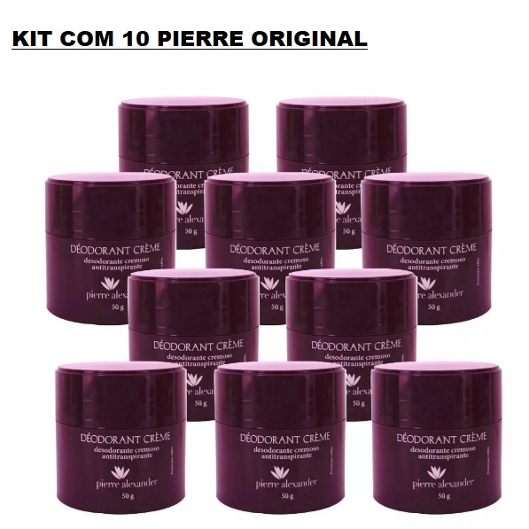 kit Desodorante creme Pierre Alexander original | Shopee Brasil