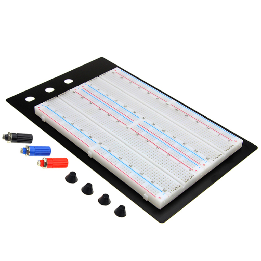 Protoboard 1660 Pontos Com Base Metal Para Arduino Pic | Shopee Brasil