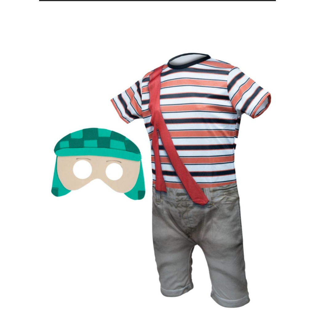 Fantasia Infantil Roupa chaves c Máscara | Shopee Brasil