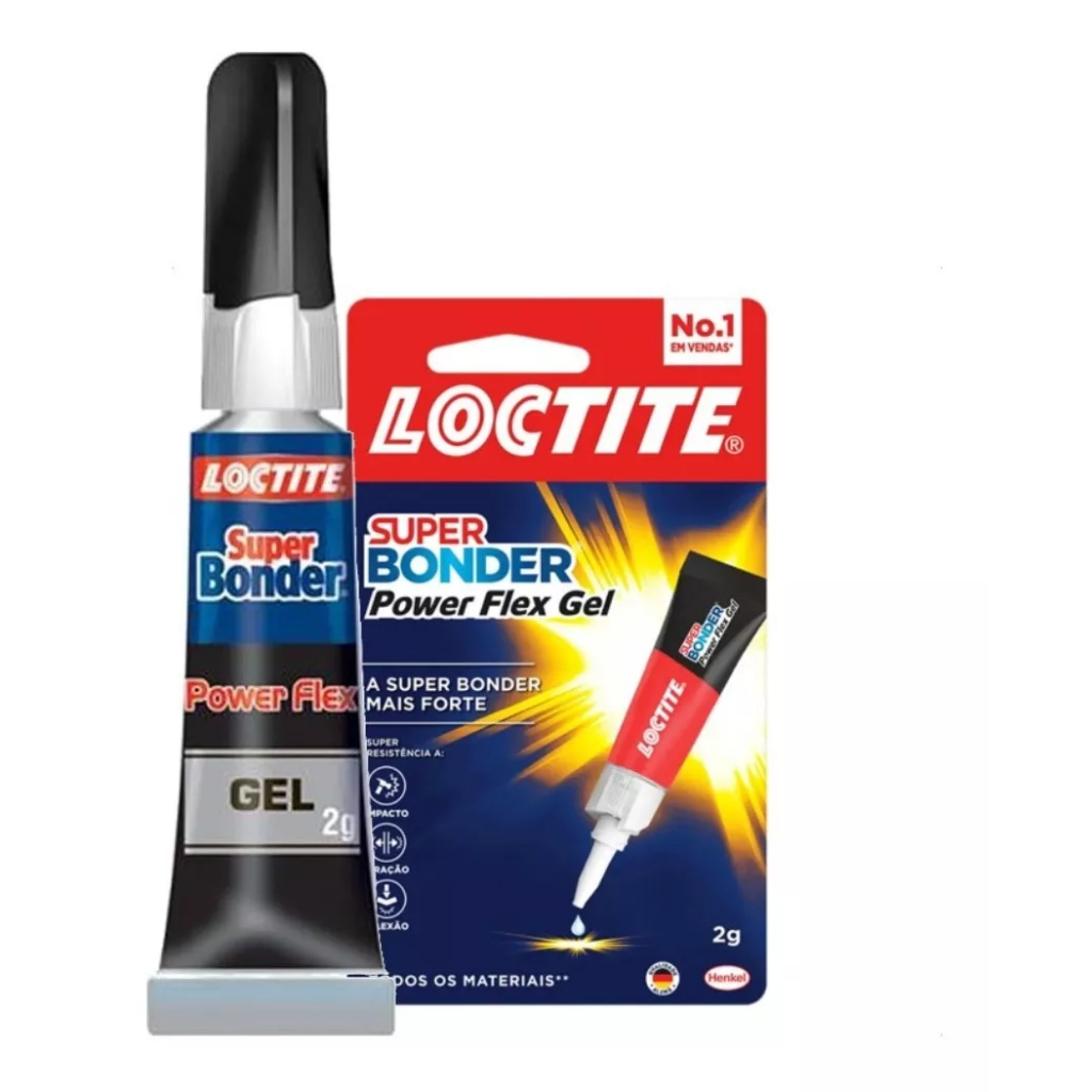 Cola Super Bonder Power Flex Gel 2g Loctite Extra Forte Alta ...