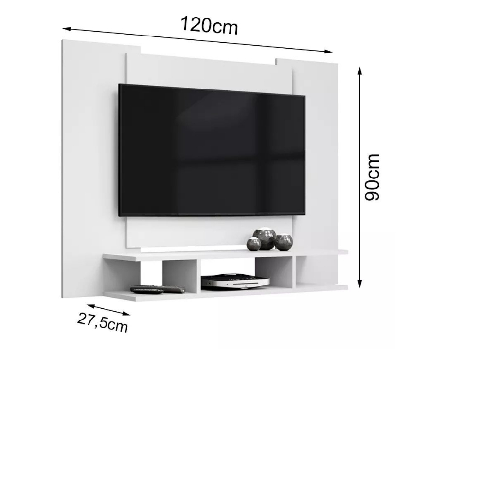 Painel EJ Com Nicho Sala TV Smart 32 42 47 48 50 Polegadas | Shopee Brasil