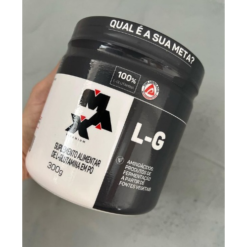 L-Glutamina 300g Max Titanium | Shopee Brasil