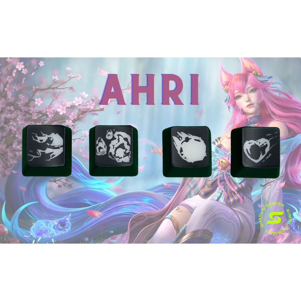 Keycaps LOL - Ahri | Shopee Brasil