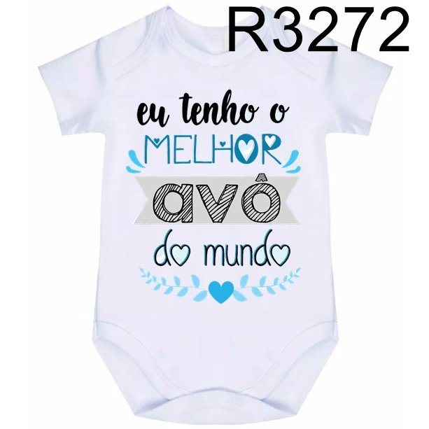 Body Bebê Melhor Avô R3272 | Shopee Brasil