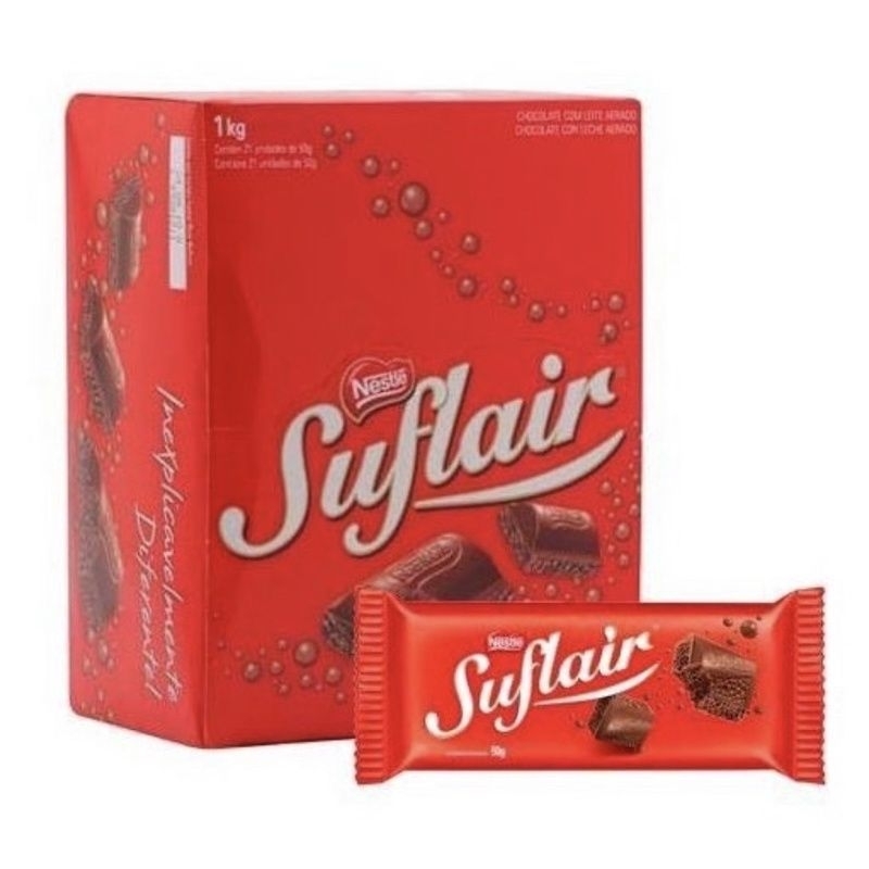 Chocolate Suflair Nestlé com 20 unidades 50g | Shopee Brasil