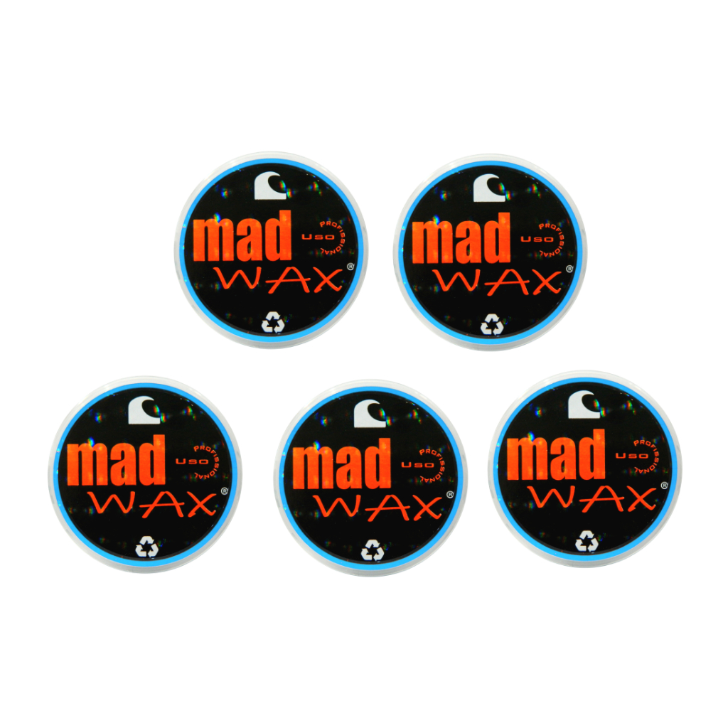 Parafina Surf Mad Wax - Kit com 5 Unidades Mad Wax com raspador ...