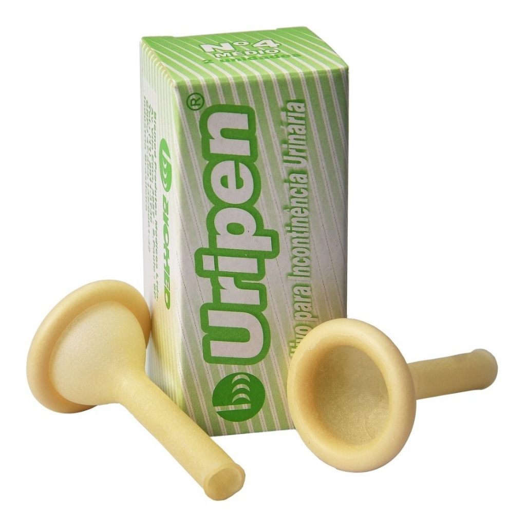 Kit Uripen Dispositivo Incontinência Nº4 20un Coletor Urina Urinol ...