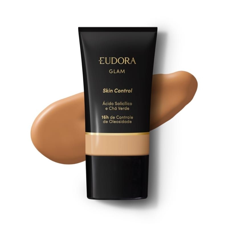 Base Eudora Glam Skin control | Shopee Brasil