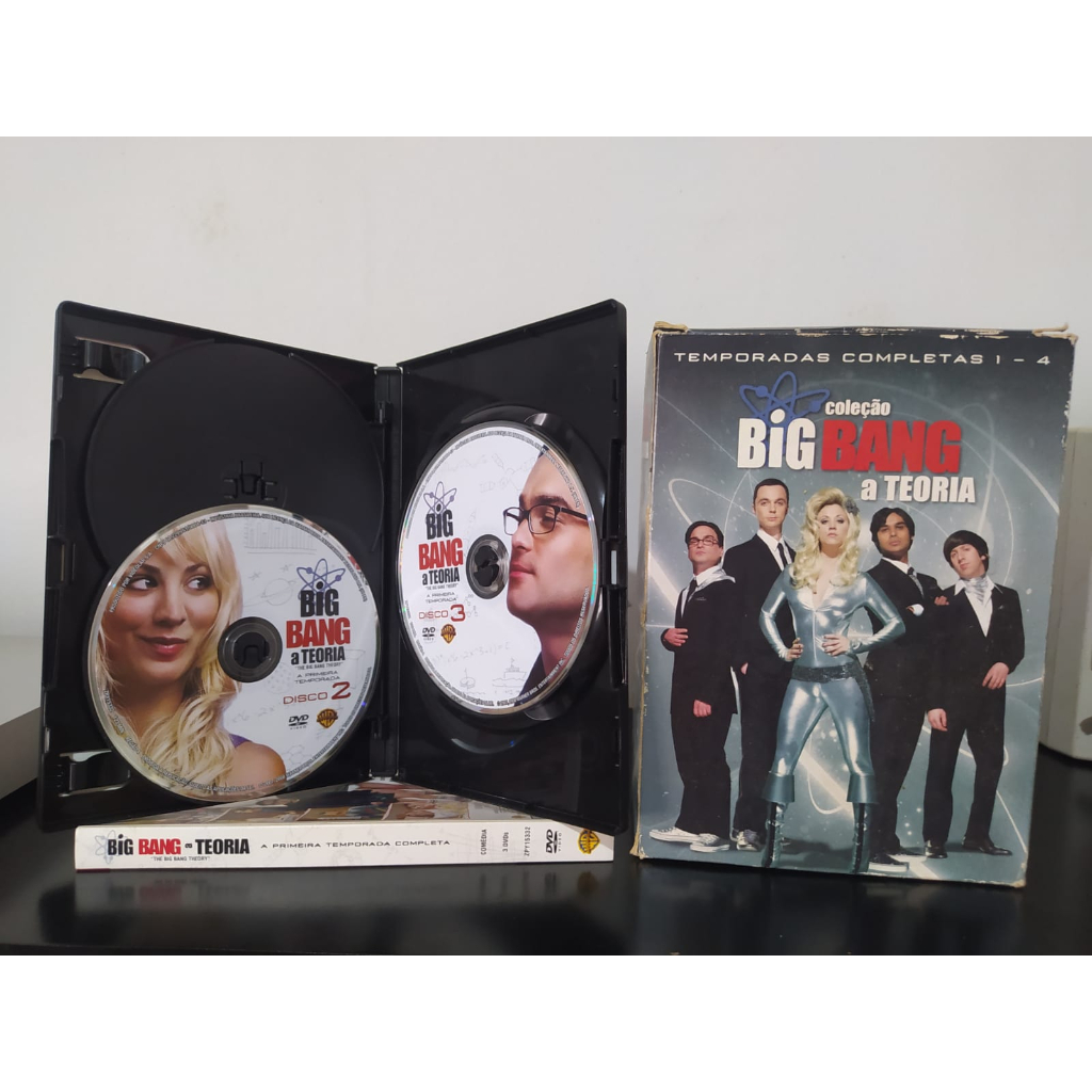 BOX Coleção Big Bang a Teoria - Temporada de 1 a 4 - DVD Original ...