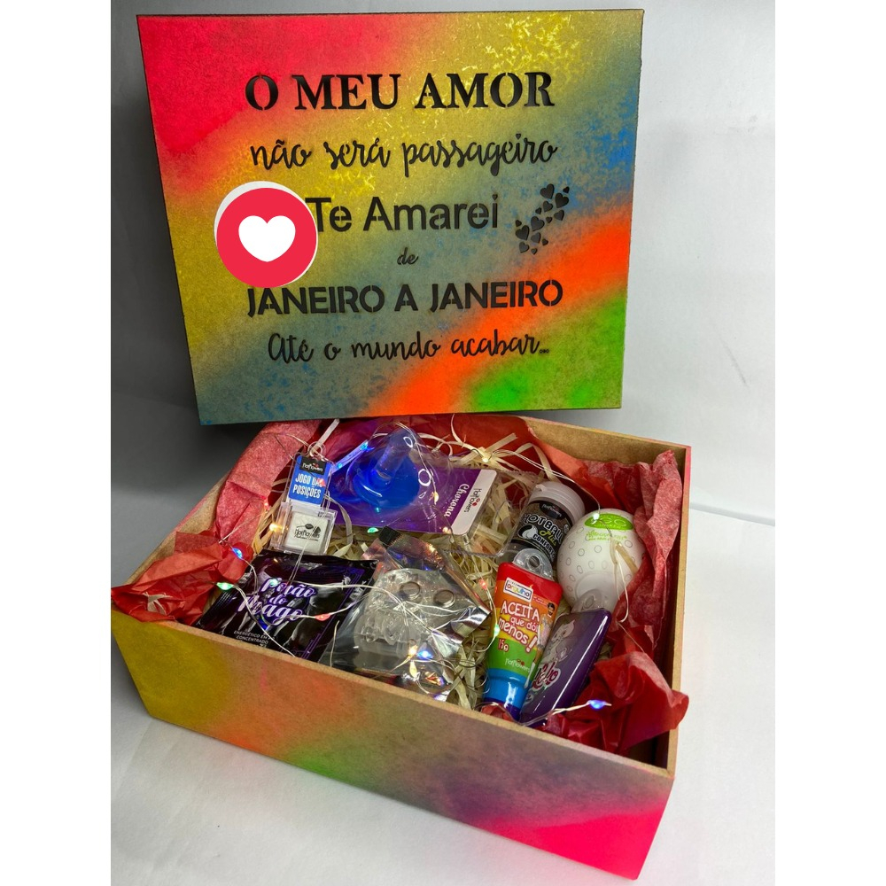 Caixa De Presente Lgbt Surpresa Namorado Namorada Explosão Iluminada