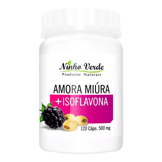 Amora Miúra + Isoflavona 500mg 120 Cáps - Ninho Verde | Shopee Brasil