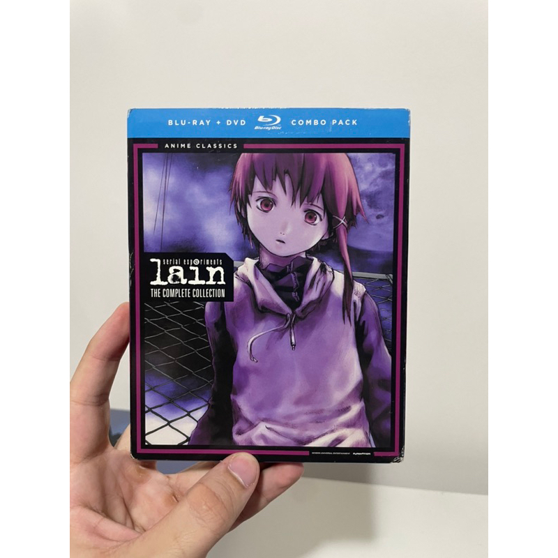 serial experiments lain blu ray + dvd slipcover | Shopee Brasil