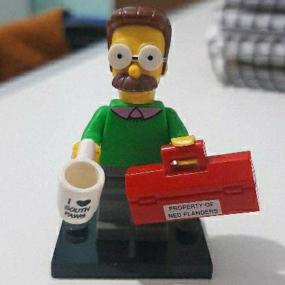 Lego Simpsons Original - Flanders | Shopee Brasil