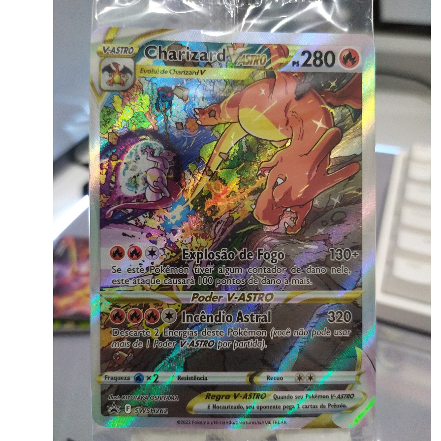 Charizard V Astro (SWSH262) Carta Avulsa - Pokémon TCG | Shopee Brasil