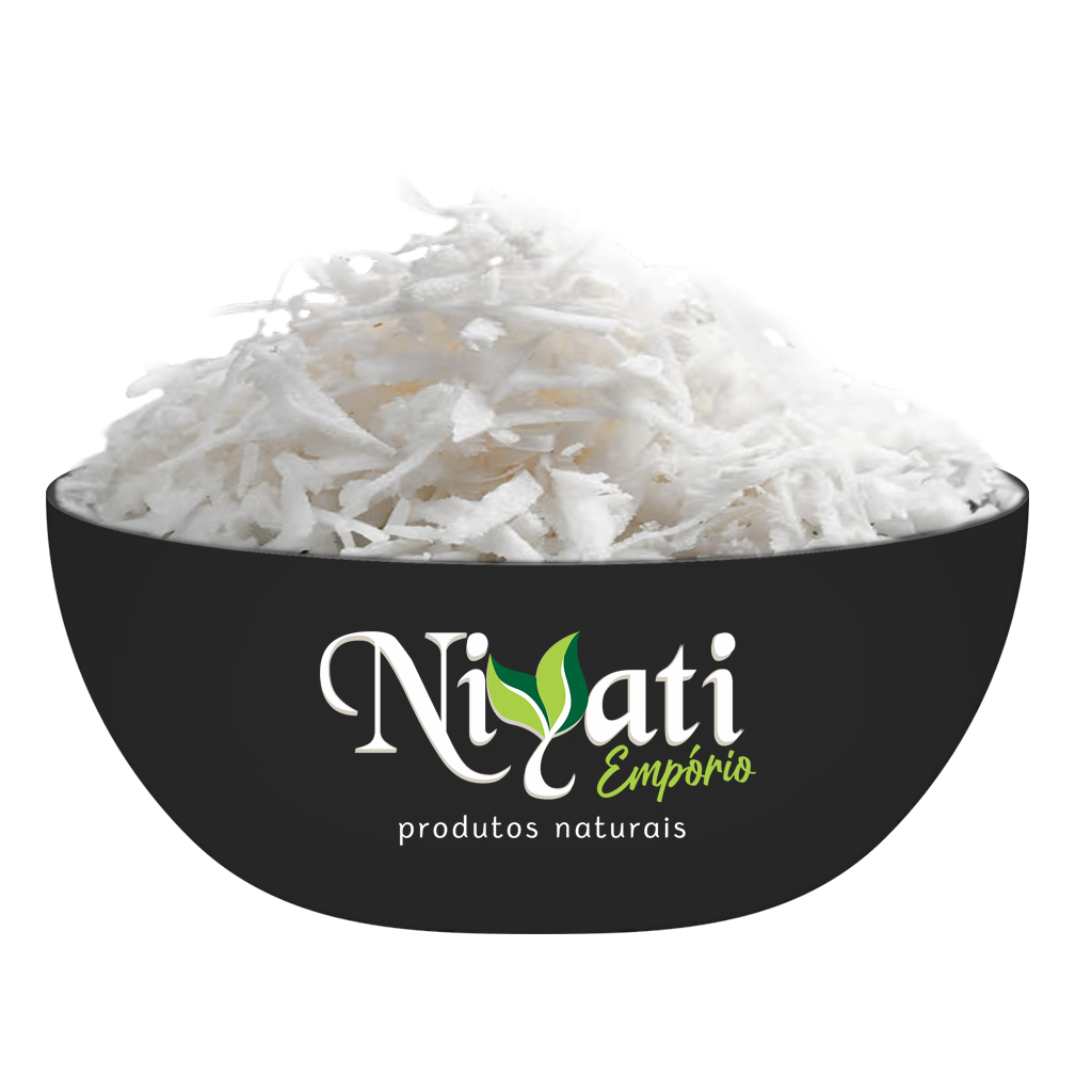 Coco Ralado em Flocos Grossos 100% Natural SEM Açucar 500g | Shopee Brasil