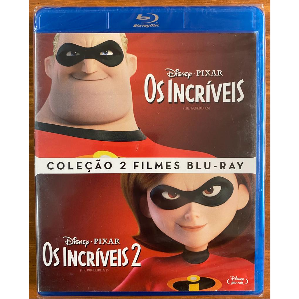 Blu-Ray Os Incríveis 1 + 2 - Disney - Lacrado | Shopee Brasil
