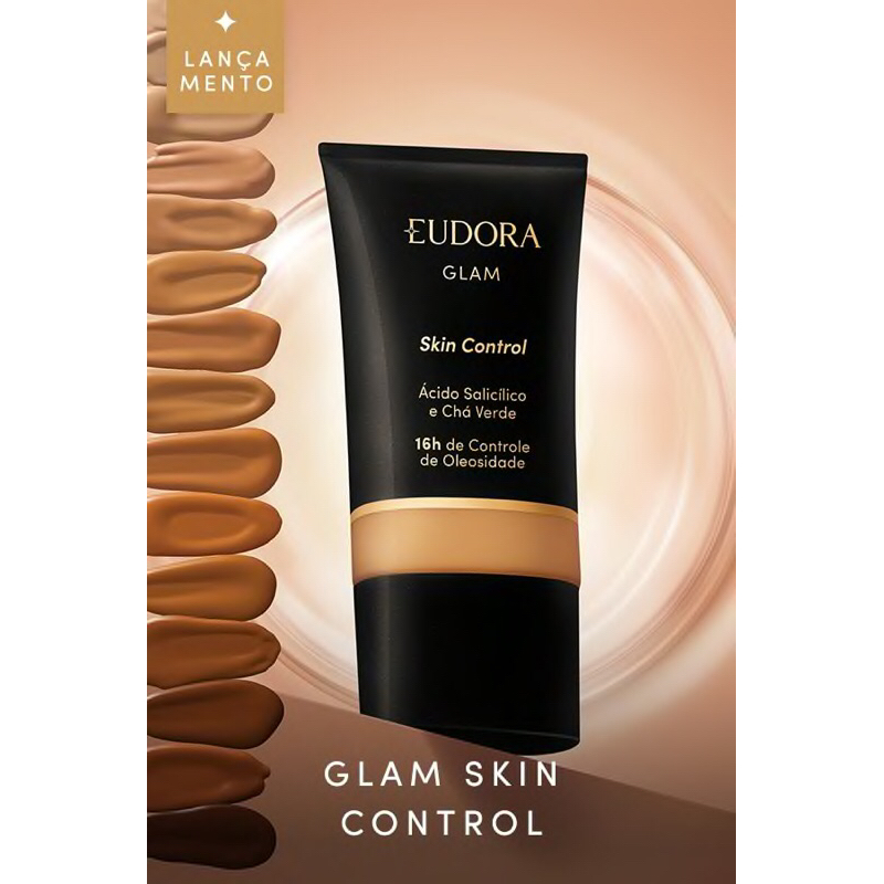 Base Skin Control Eudora Glam | Shopee Brasil