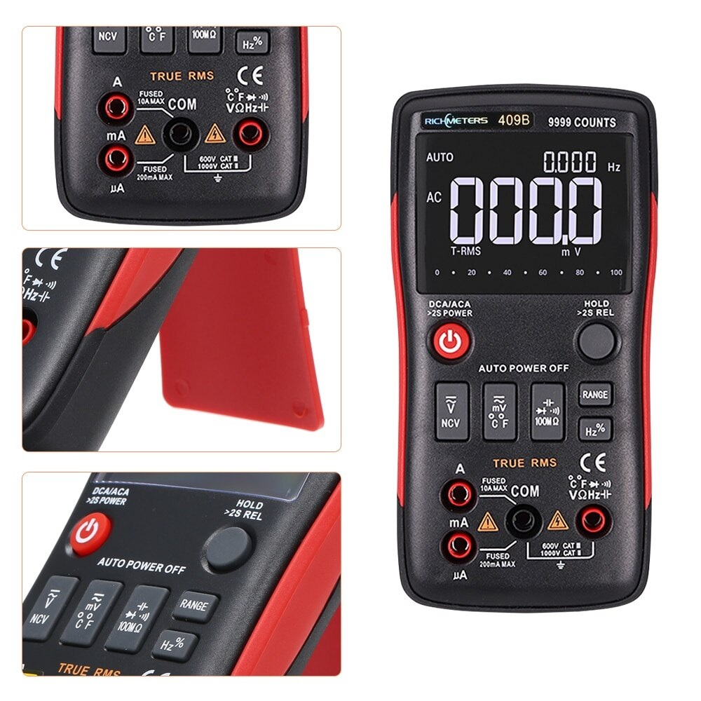 Multímetro Digital Profissional Eletrônica Bip Beep Portátil | Shopee ...
