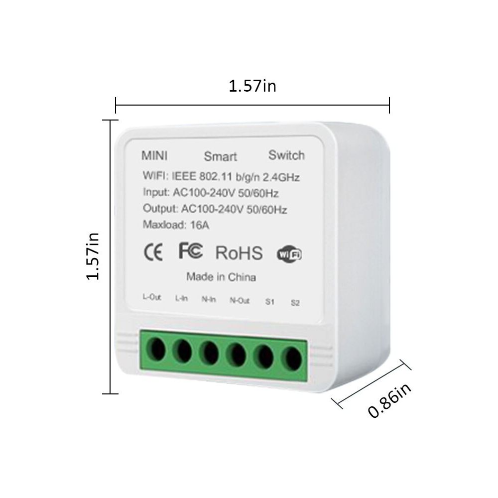 Mini Smart Switch 16awifi Timer App Mobile Voice Control Módulo de ...