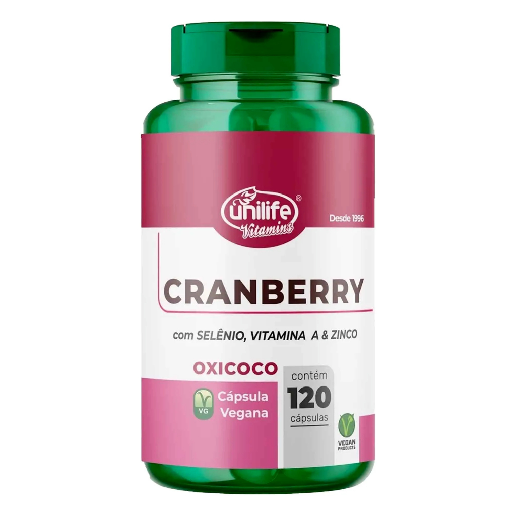 Cranberry 500mg 120 Cápsulas - Unilife | Shopee Brasil