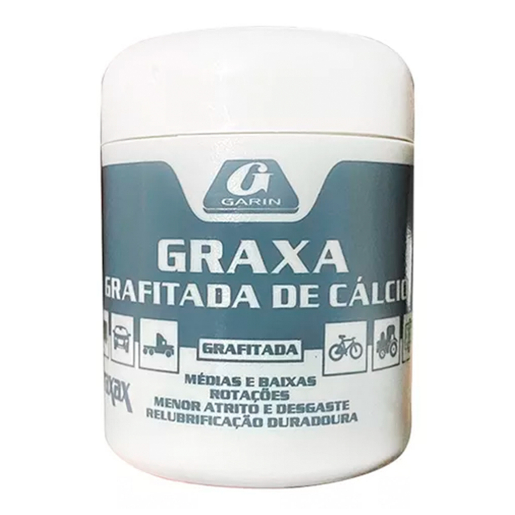 Graxa Grafitada De Cálcio Grafite Garin Profissional 80g | Shopee Brasil