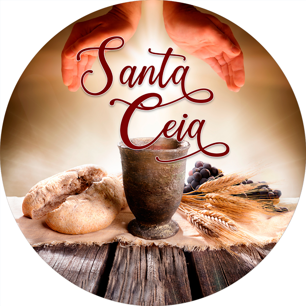 Painel De Festa Redondo Em Tecido 3D - Santa Ceia Antiga | Shopee Brasil