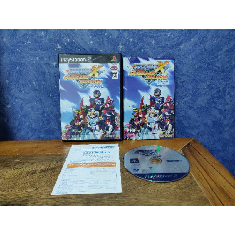Jogo - Rockman (Megaman) X Command Mission - Sony Playstation 2 PS2 ...