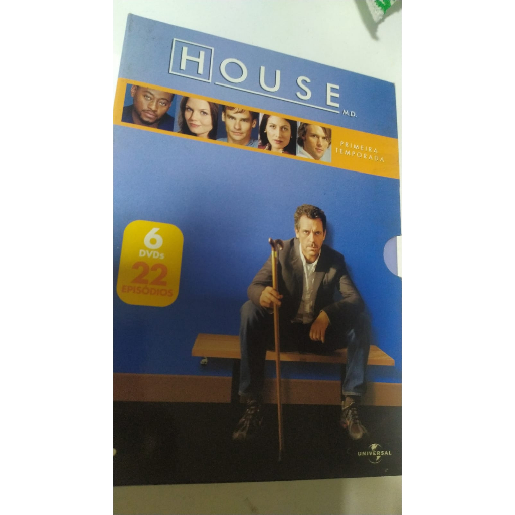 dvd HOUSE 6 dvds- 22 episodios-1 temporada | Shopee Brasil
