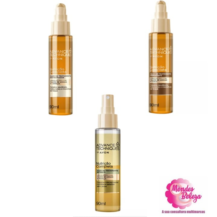 Avon Nutrição Completa Óleo de Tratamento Bifásico, Hidratante ou ...